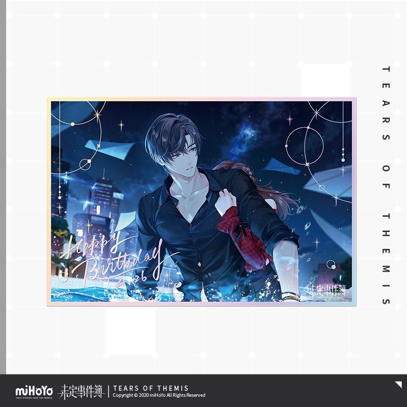 Jual [READY STOCK LIMITED] OFFICIAL ARTEM / ZUO RAN TEARS OF THEMIS 2022 BIRTHDAY MERCH SHIKISHI ...