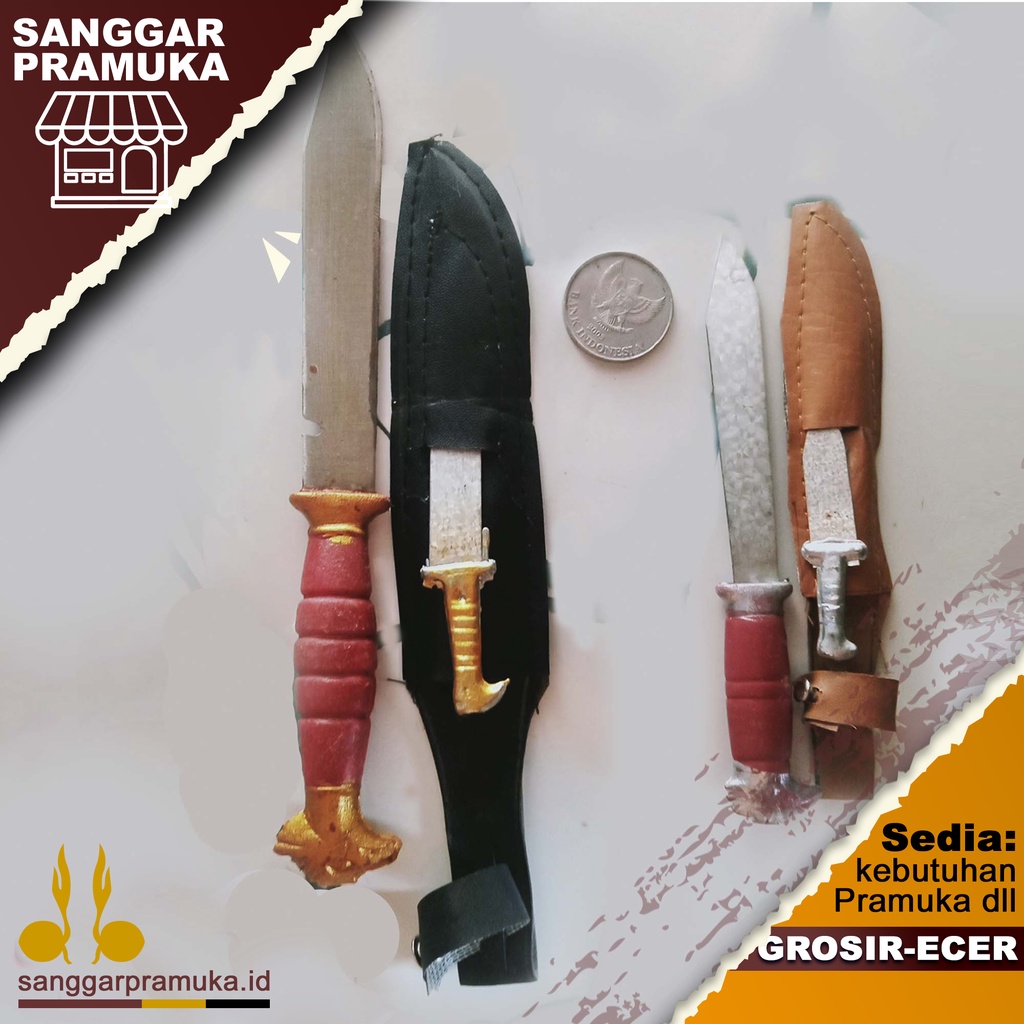 Jual Pisau Pramuka / Pisau Bowie / Belati Pramuka | Shopee Indonesia