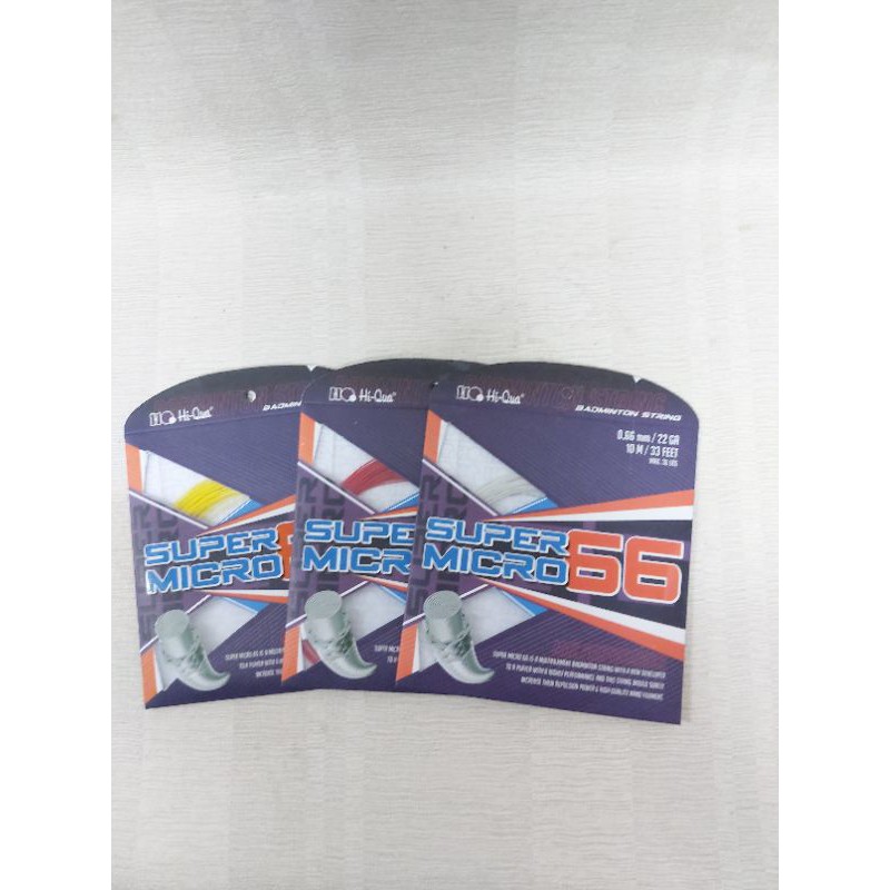 Jual Senar Raket Hi Qua Super Micro 66 Original | Shopee Indonesia