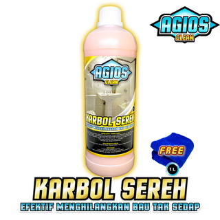 Jual Agios Karbol Sereh 1000Ml - Karbol Lantai, Karbol Pembersih ...