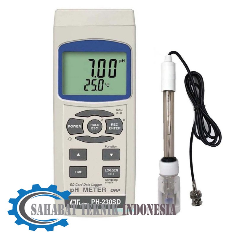 Jual Lutron PH-230SD PH Meter termasuk PH Electrode PE-03 | Shopee ...