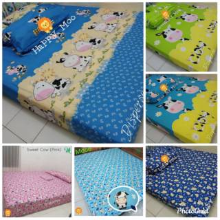 Jual Sprei Fitted Karet Sprei Karakter Jungle Sprei Motif Sapi Murah ...