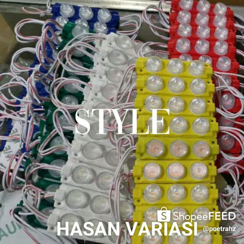 Jual LED MATA 3 UKURAN 24 VOLT BISA 12 VOLT | Shopee Indonesia