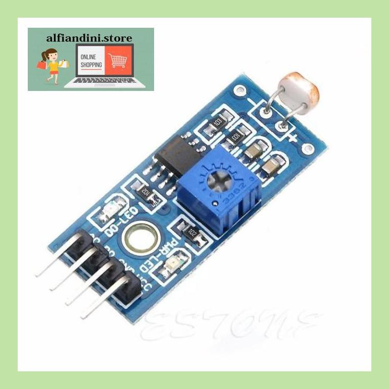 Jual Alfjd0R5 Sensor Deteksi Cahaya Light Dependent Sensor Ldr Modul ...