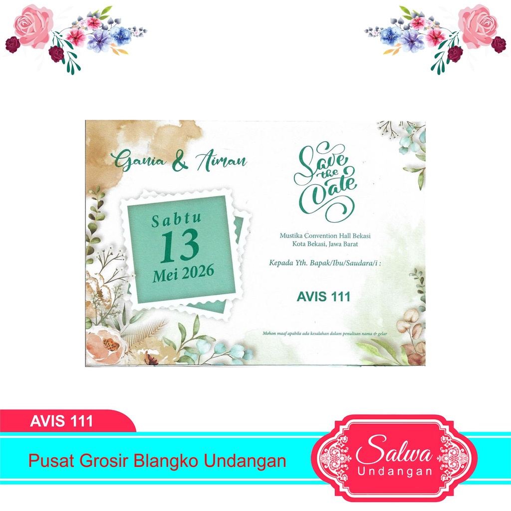 Jual Blangko Undangan Avis 111 Harga Murah | Shopee Indonesia