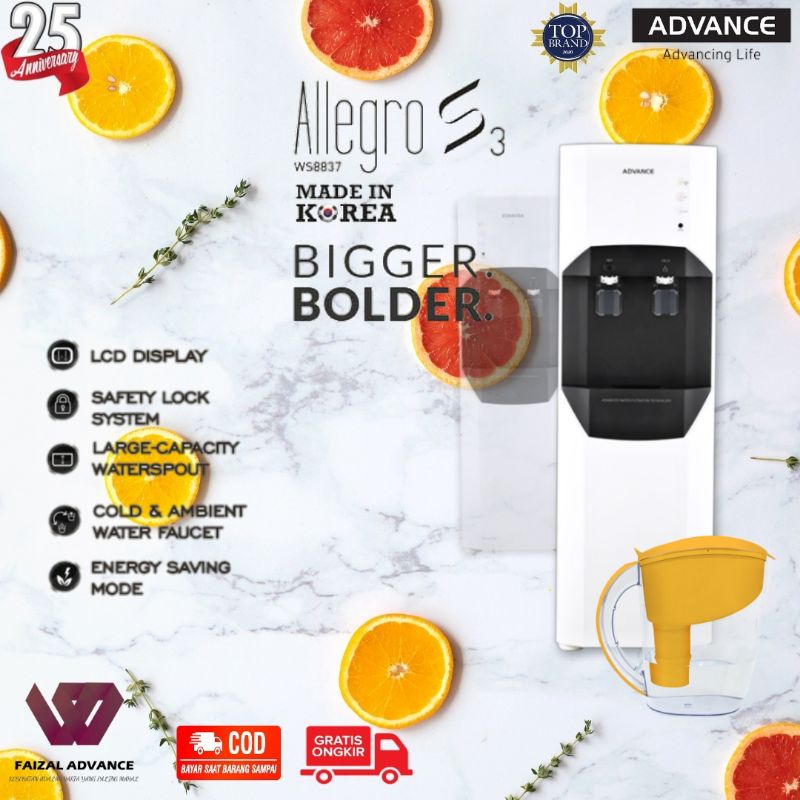 Jual RIVERSE OSMOSIS ADVANCE ALLEGRO S3 PUTIH | Shopee Indonesia