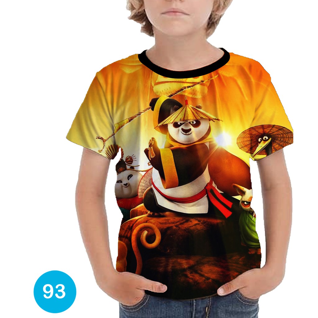 Jual Kaos Kung Fu Panda Baju Karakter Kartun Anak #93 | Shopee Indonesia