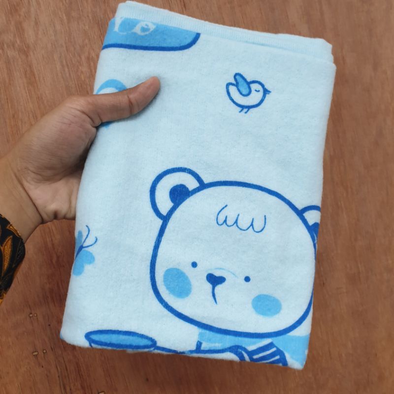 Harga Handuk Bayi 60x110 cm Handuk Baby Lembut Ivory BORDIR / SABLON ...