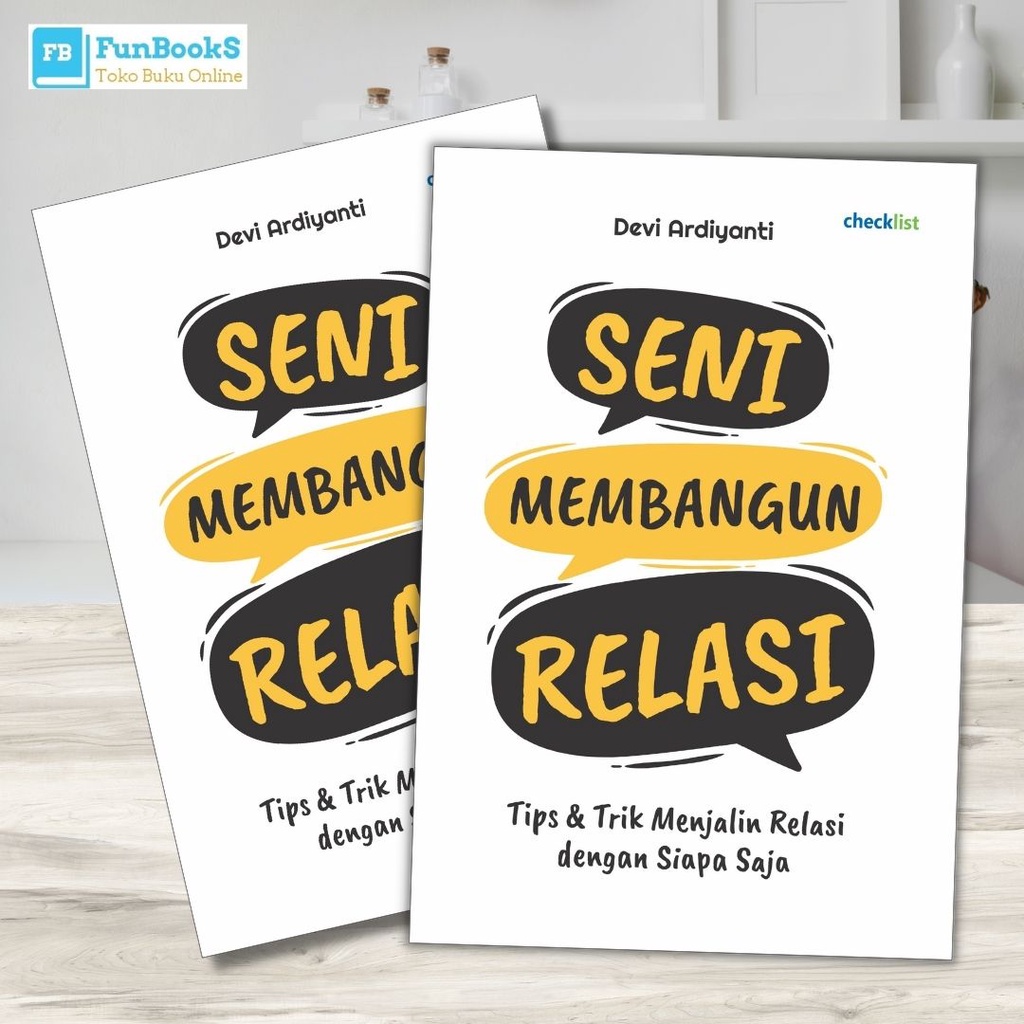 Jual Buku Seni Membangun Relasi (Tips & Trik Menjalin Relasi) by Checklist | Shopee Indonesia