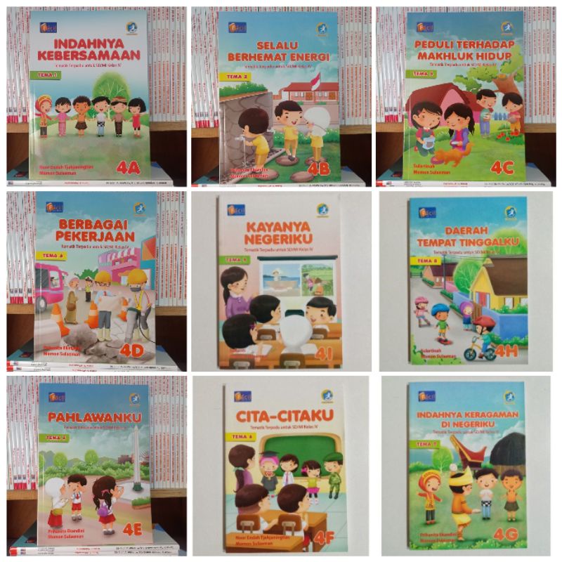Jual Buku SD Tematik 4A 4B 4C 4D 4E 4F 4G 4H 4I Kelas 4 SD/MI Facil Revisi | Shopee Indonesia