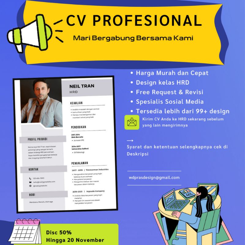 Jual Resume Profesional / CV | Shopee Indonesia
