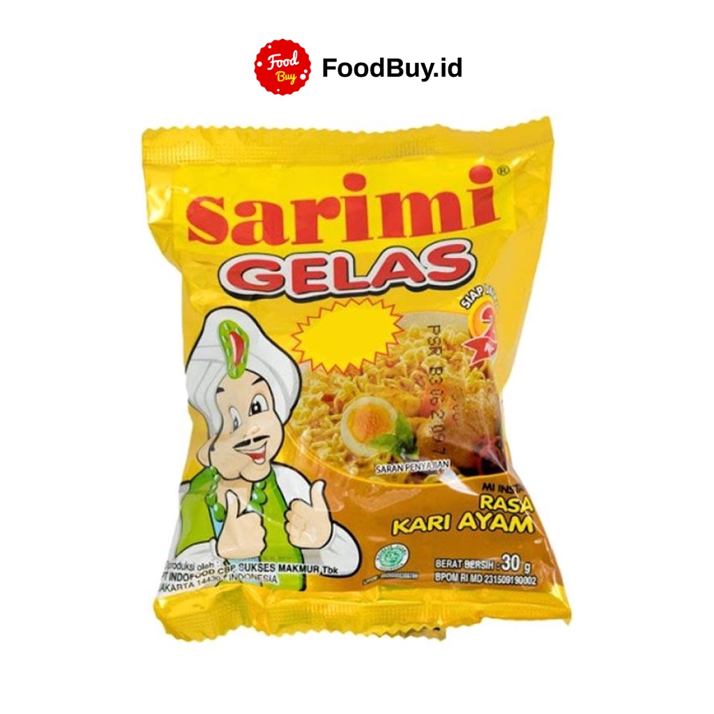 Jual Sarimi Mie Gelas Rasa Kari Ayam 30 gr | Shopee Indonesia
