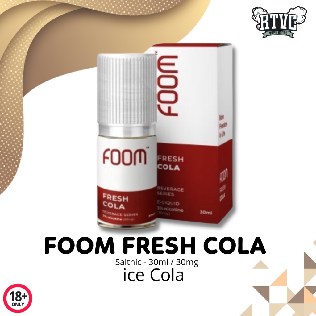 Jual FOOM Fresh Cola Salt 30ml 30mg Liquid Saltnic | Shopee Indonesia
