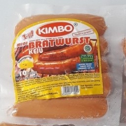 Jual Sosis KIMBO Bratwurst mini KEJU 500g isi 10 | Shopee Indonesia