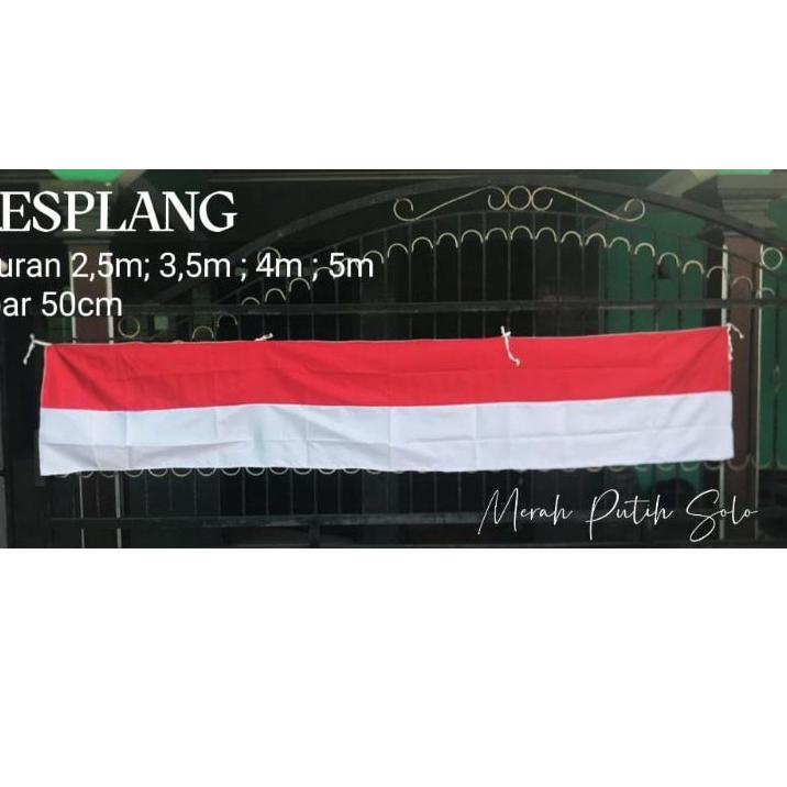 Jual Jangan Ketinggalan order.. Bendera Merah Putih Panjang / Resplang / Umbul-Umbul | Shopee ...