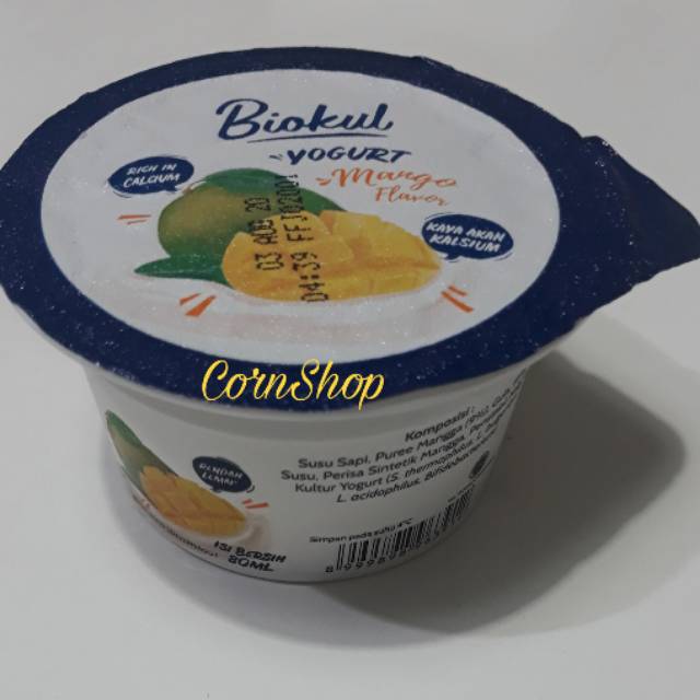 Biokul Stirred Yogurt 80ml - Mango Yoghurt | Shopee Indonesia