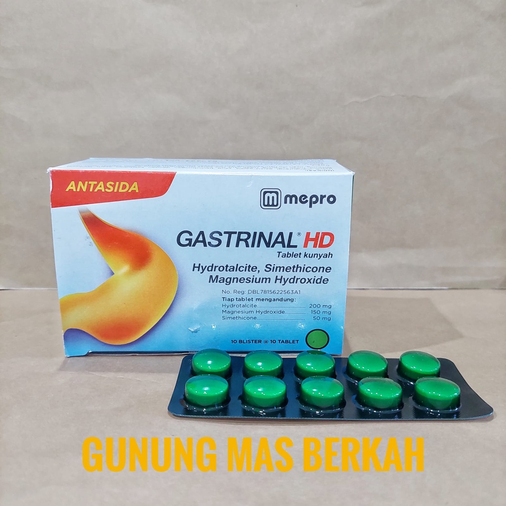 Jual GASTRINAL HD Gastrinal HD gastrinal hd isi 100 Tablet - untuk ...