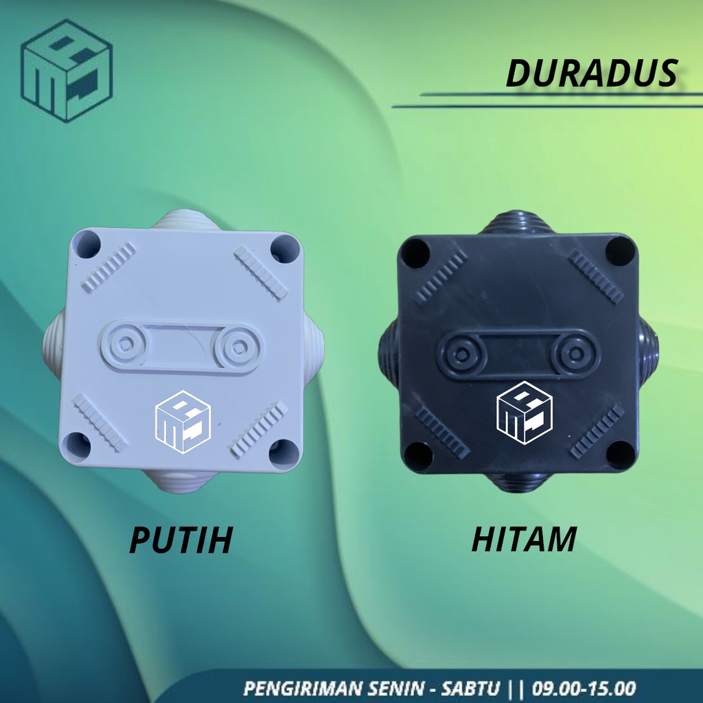 Jual Duradus 5/8 junction box ( 8,5 x 8,5 x 4,5 ) | Shopee Indonesia