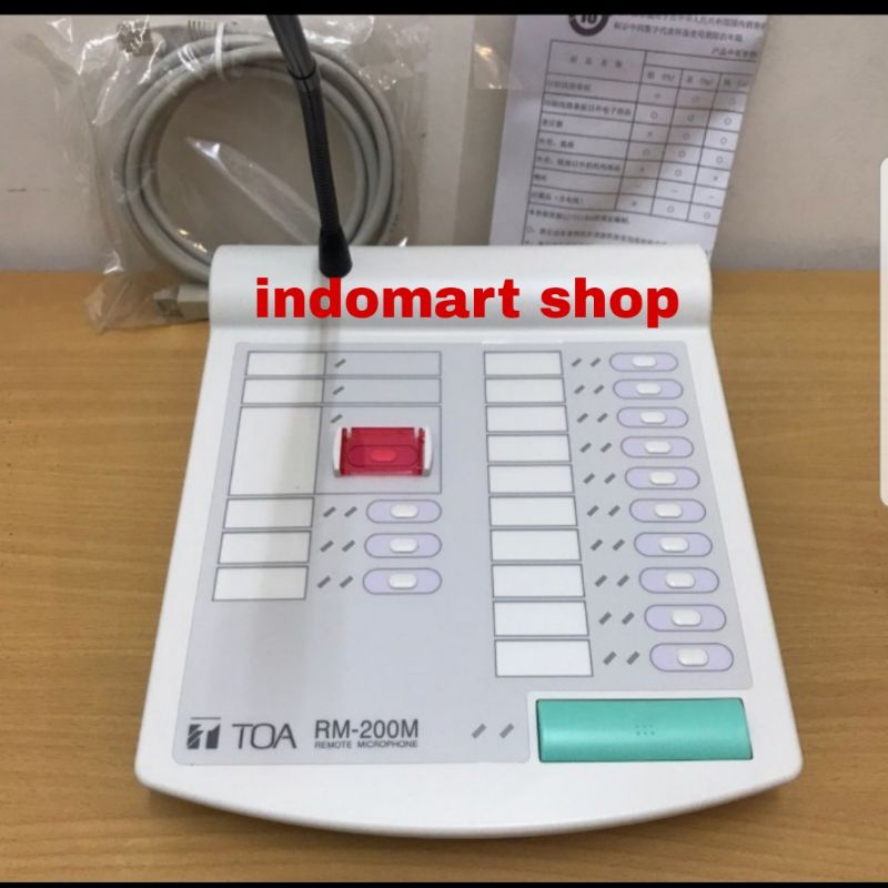 Jual MIC PAGING TOA ZM-200M S REMOTE MIC TOA ( ORIGINAL ) | Shopee ...