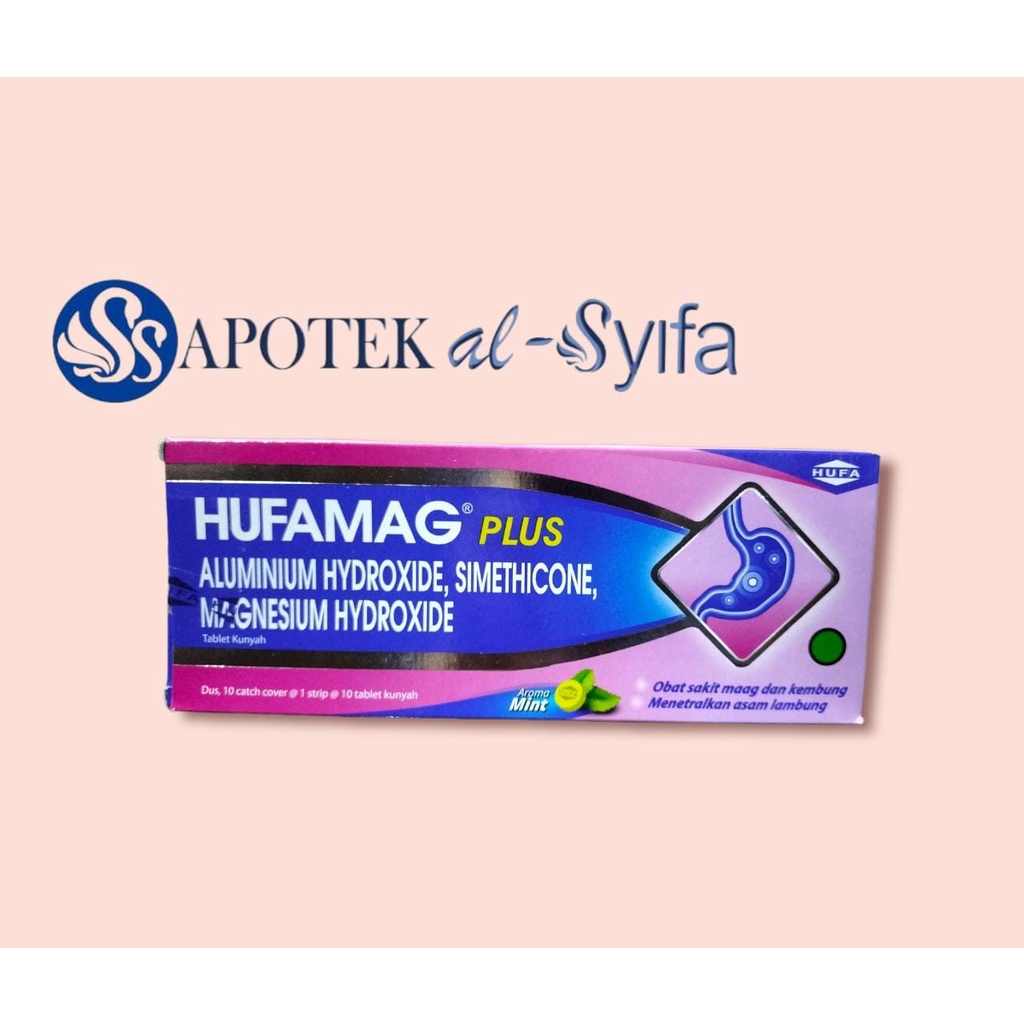 Jual Hufamag Plus obat maag & kembung/menetralkan asam lambung (1 strip ...