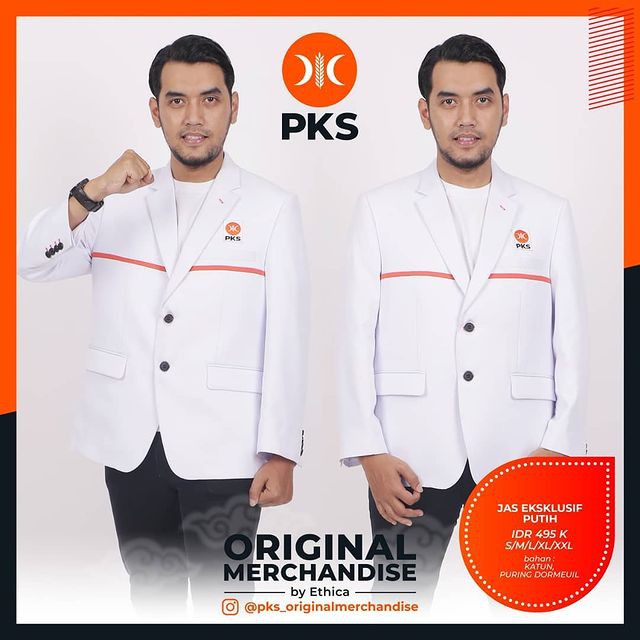 Jual Jas PKS Laki-laki Eksklusif 01 Putih | Shopee Indonesia