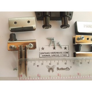 Jual Engsel Kaca Jepit T86 S Set Magnet Magnit Push Double Pintu Lemari ...