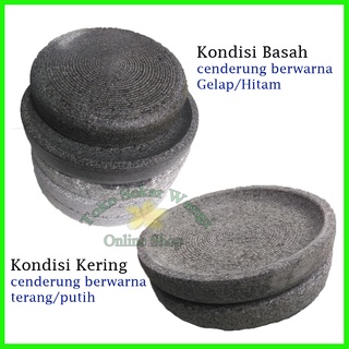 Jual Cobek Batu Gunung Asli Tulungagung (Ukuran 18 cm) Cobek Bubut ...