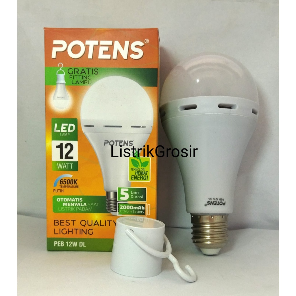 Jual Potens Lampu Emergency LED Magic Genius Ajaib Lampu Darurat Cas 12w | Shopee Indonesia