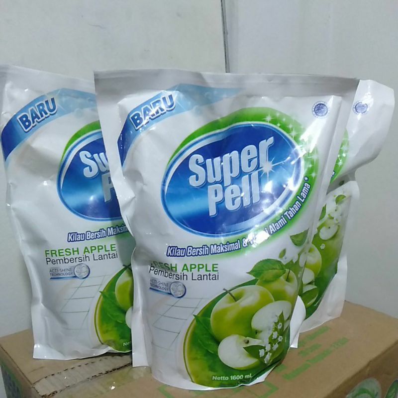 Jual Super pell pembersih lantai ukuran 1600 ml | Shopee Indonesia