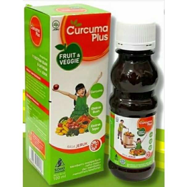 Jual Curcuma Plus Fruit n Veggie 100 ml | Shopee Indonesia