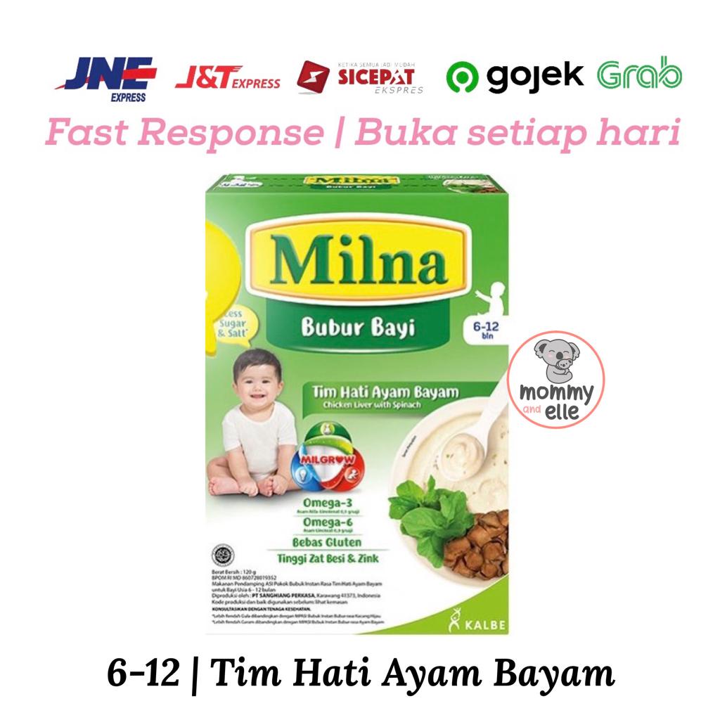 Jual Milna Bubur Bayi Tim Hati Ayam Bayam 120GR (6-12 Bulan) | Shopee ...