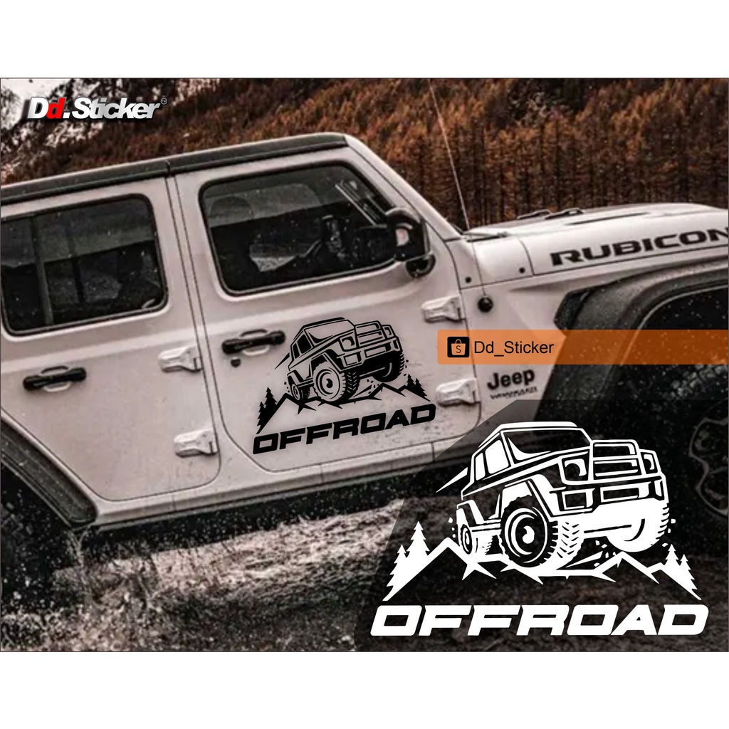 Jual Sticker Offroad Adventure 4x4, JEEP KATANA JIMNY RUBICON WRANGLER ...