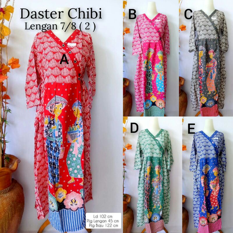 Jual Daster Chibi Lengan 7/8 Kimono Rayon Premium HAP Indonesia|Shopee ...