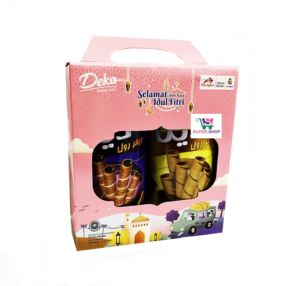 Jual Deka Wafer Roll Kaleng isi 2 .Kue Parsel / Gift Pack Lebaran ...