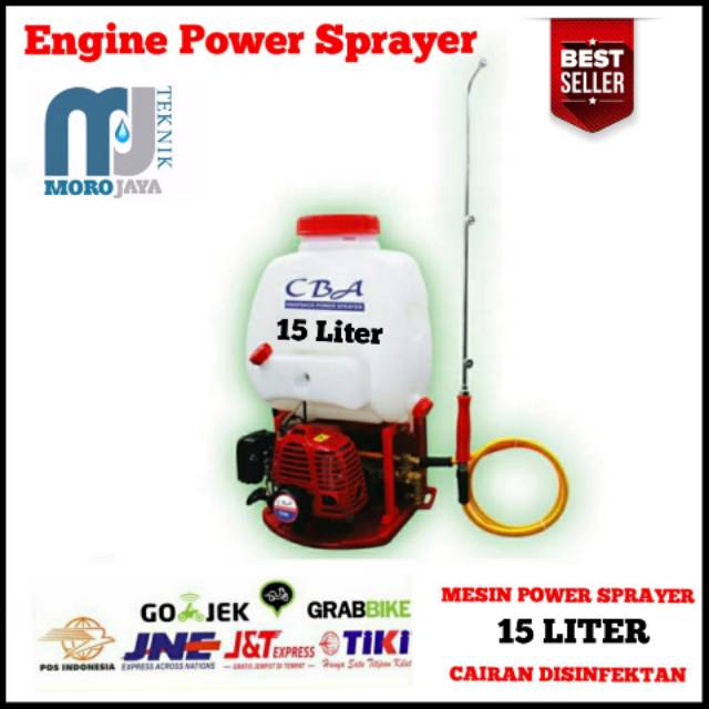 Jual Mesin Power Sprayer Knapsack 15 Liter Alat Semprot Cairan Pestisida Hama Tanaman Dan Virus ...