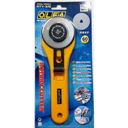 Jual Cuter Bulat Olfa Rty-3/G Rotary Knife Cutter Rty3/G Blade 60Mm ...