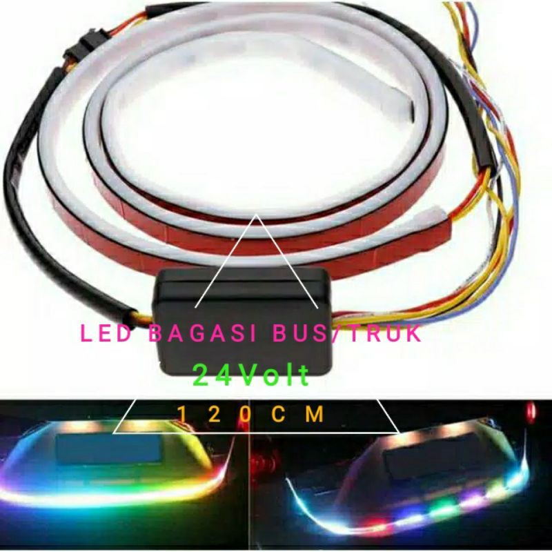 Jual Lampu Led Bagasi Dasboard 24v Pajang 120cm | Shopee Indonesia