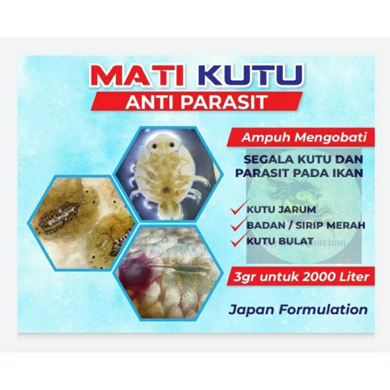 Jual Obat Kutu Ikan | Mati kutu | Anti Parasit Indonesia|Shopee Indonesia