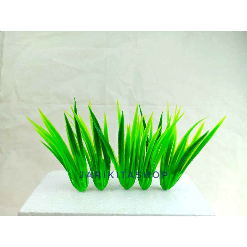 Jual CAKE TOPPER PLASTIK RUMPUT SEMAK GRASS HIJAU HIASAN TUSUKAN KUE ...