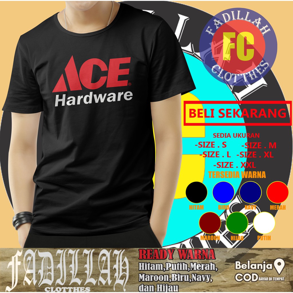 Jual Kaos Ace Hardware Logo Baju Perusahaan | Shopee Indonesia