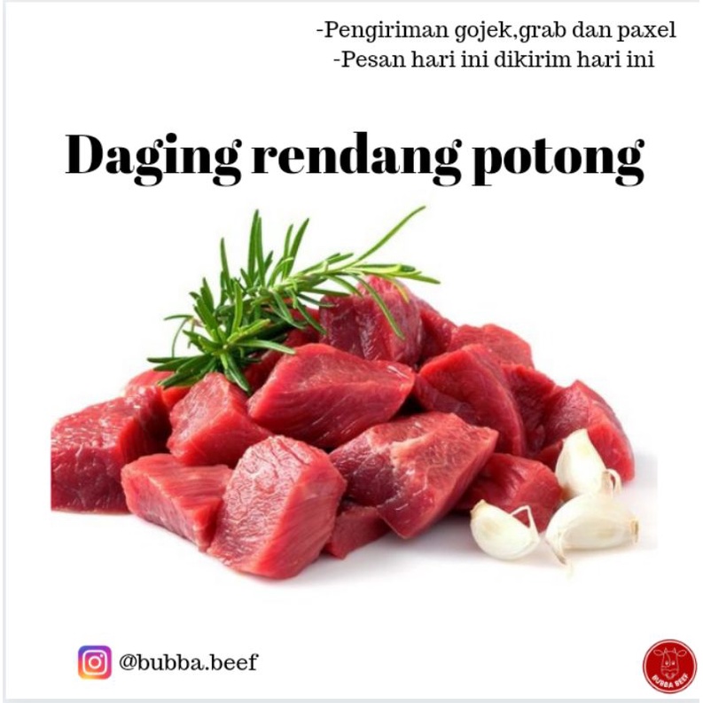 Jual DAGING POTONGAN RENDANG /DAGING /DAGING SEGAR/DAGING RENDANG ...