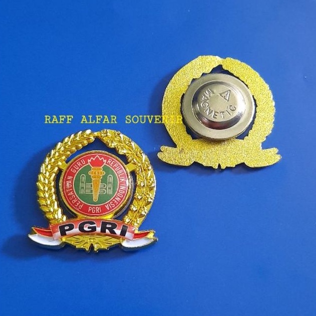 Jual PIN PGRI ~ BROS PGRI ~ LENCANA PGRI MODEL PADI KAPAS MAGNET ...