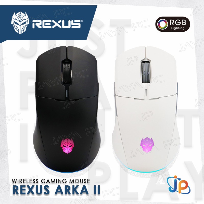 Jual Mouse Gaming Wireless Rexus Arka II RX107 RGB - Macro Gaming Mouse ...