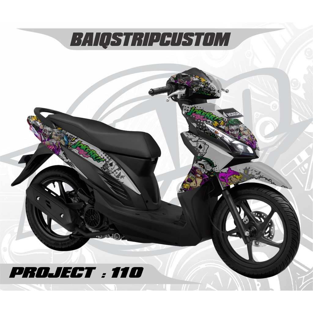 Jual Sticker Decal Stiker Striping Vario fi 110 full body Variasi Joker ...