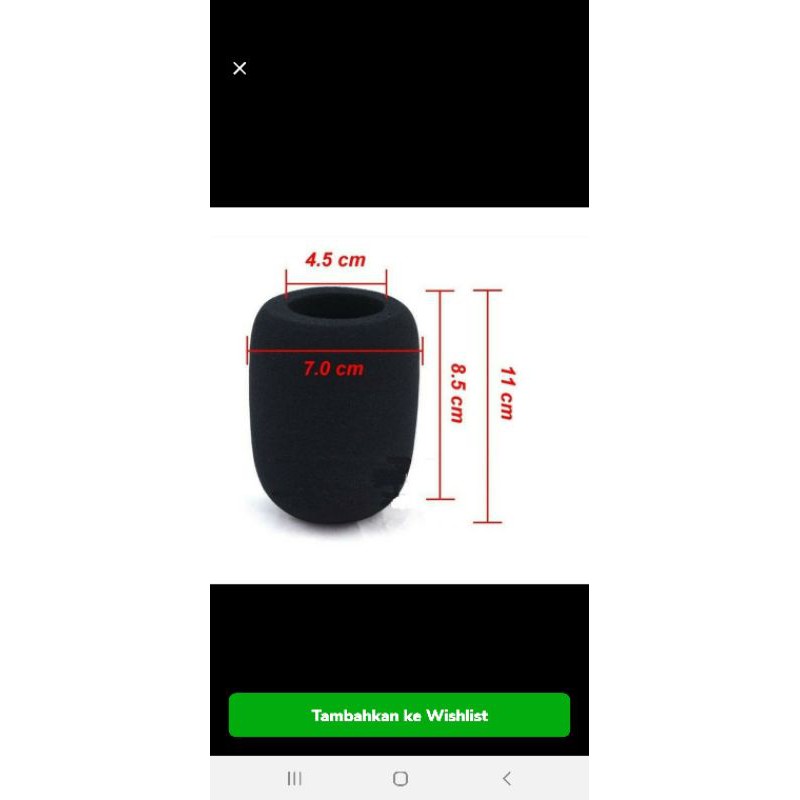 Jual Busa Mic Tebal Paling Gede Jumbo Khusus Mic Condensor | Shopee ...