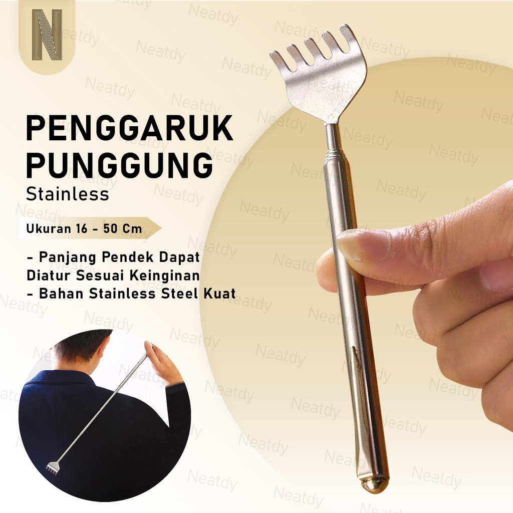 Jual Alat Garuk PUNGGUNG Tongkat Penggaruk Badan Panjang Pendek ...