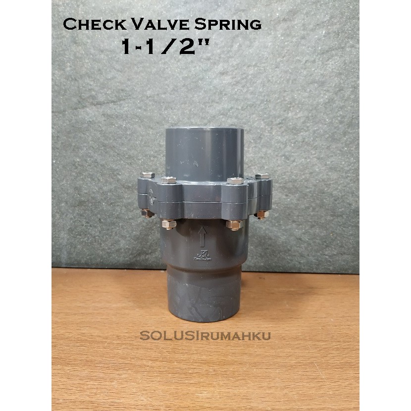 Jual KDJ TUSEN KLEP PVC 1-1/2" Made in TAIWAN Hi-Quality / Spring Check ...