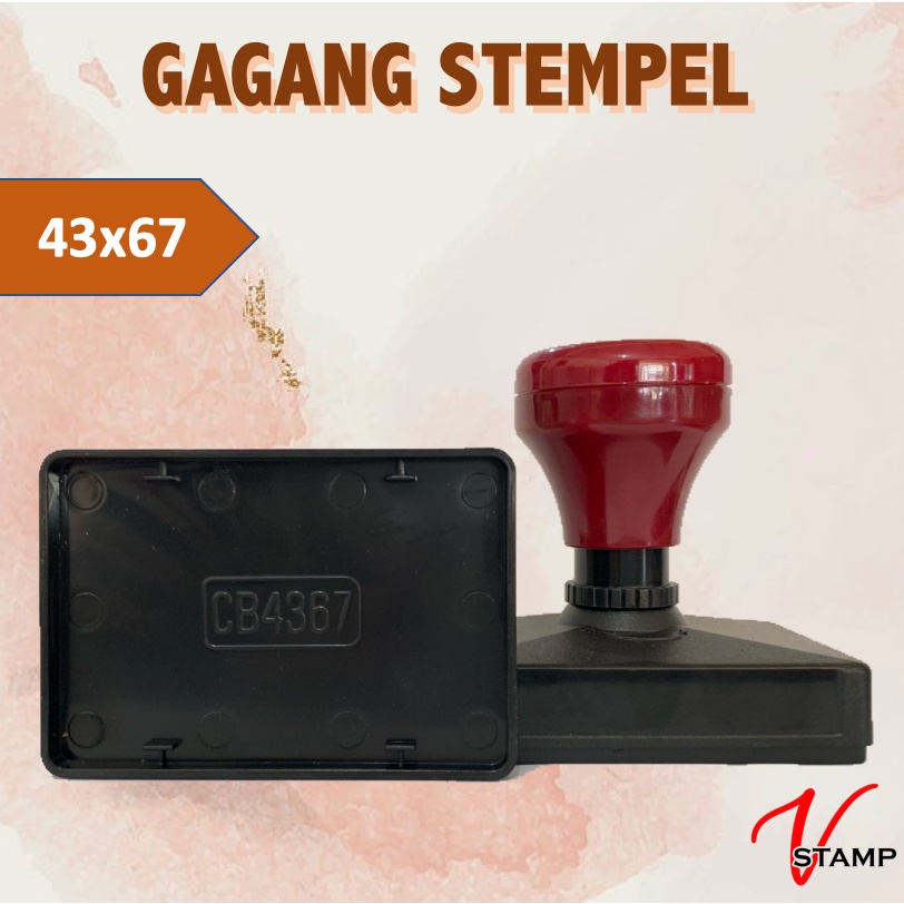 Jual GAGANG STEMPEL WARNA UKURAN 4367 mm/ Grosir Bahan Stempel Flash ...