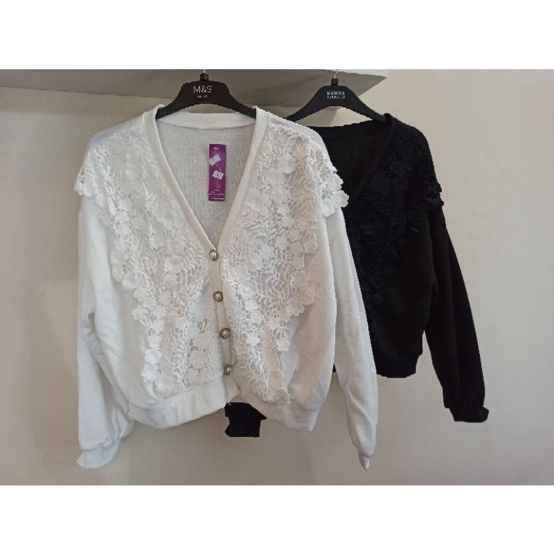 Jual Cardi Korean lace | Shopee Indonesia