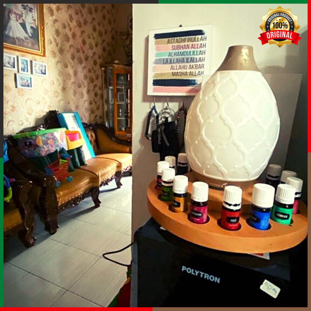 Jual rak oil kayu | Air humidifier aroma therapy difusser holder rak ...